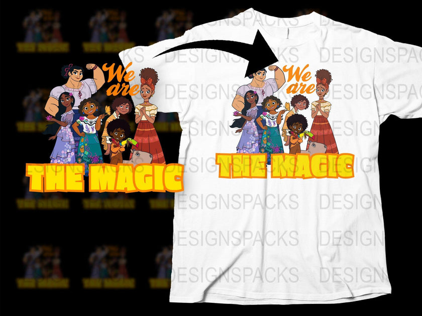 We Are The Magic Family Characters Graphic Png Digital Download