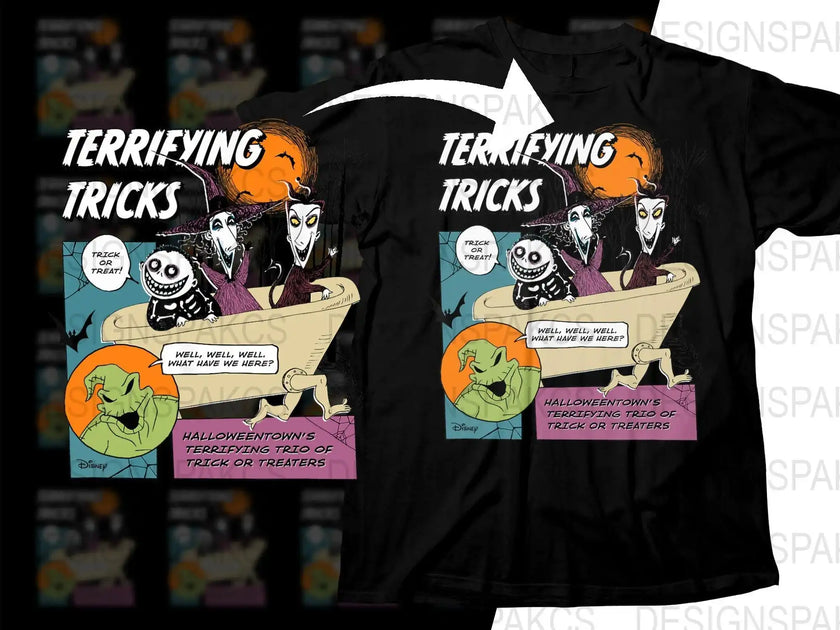 Terrifying Tricks Halloween's Town Oogie Boogie Trio The Nightmare Bef