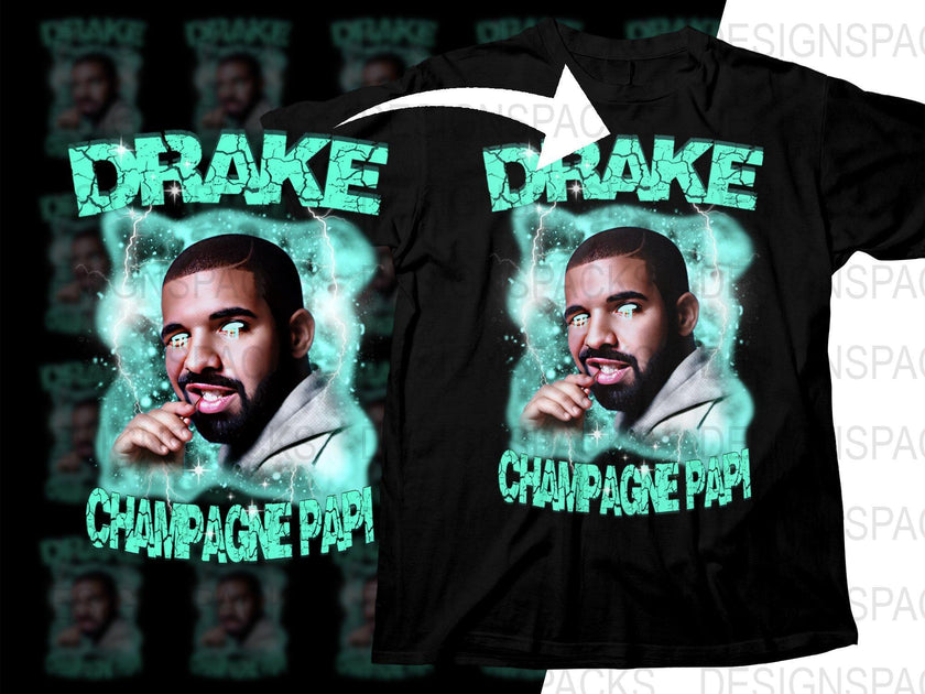 Drake Champagne Papi Artist Graphic Png Digital Download