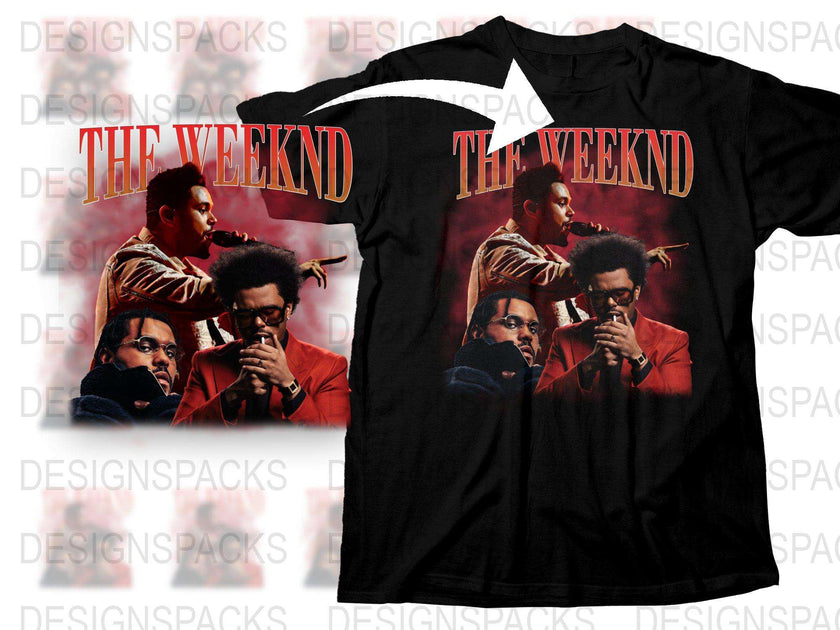 The Weeknd Three Poses Bootleg Premium Style Men's Png Digital Downloa