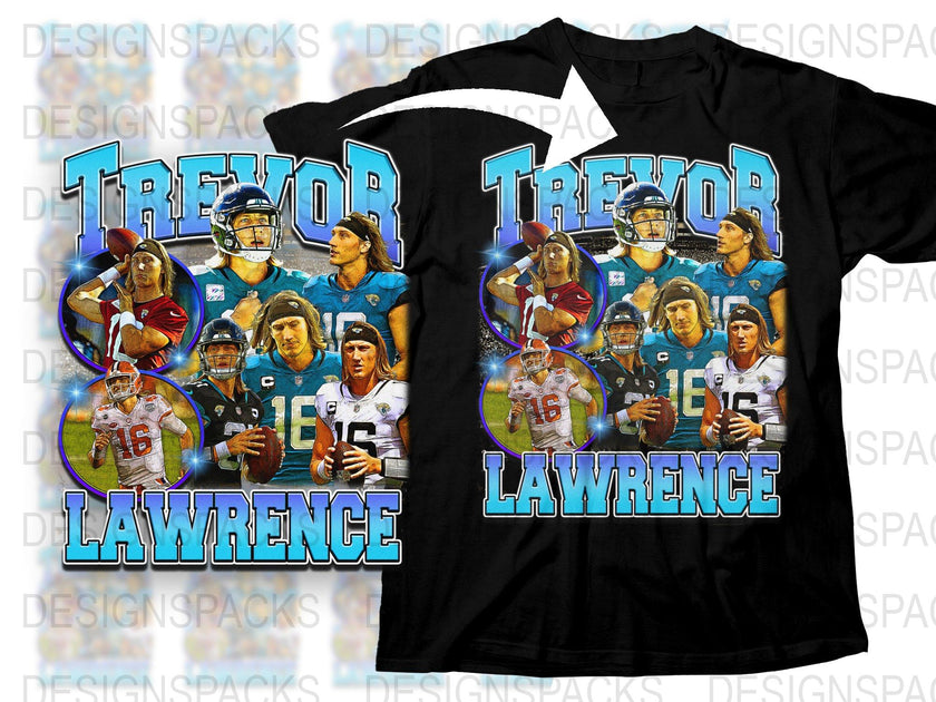 Trevor Lawrence Bootleg NFL Football Player Png Digital Download