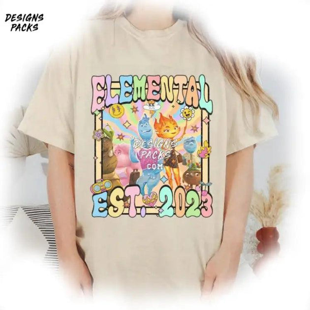 Elemental Fireboy & Watergirl Magic Kingdom Cartoon Elemental Movie PN