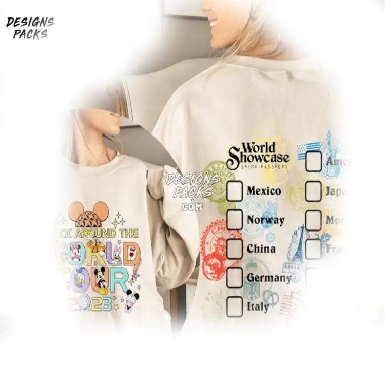 Epcot World Tour Epcot World Showcase Epcot Drinking Tea Cartoon Snack