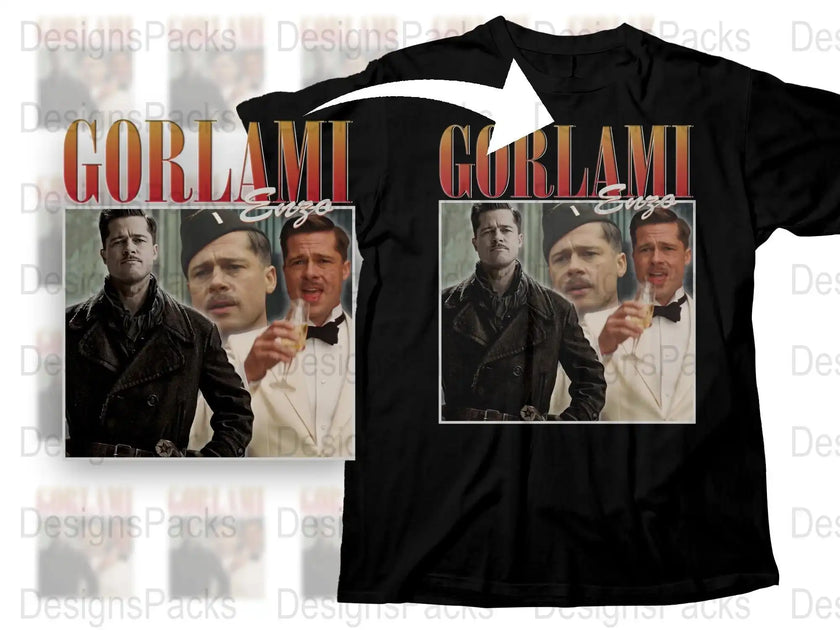 Gorlami Enzo Brad Pitt Inglourious Basterds Movie Png Digital Download