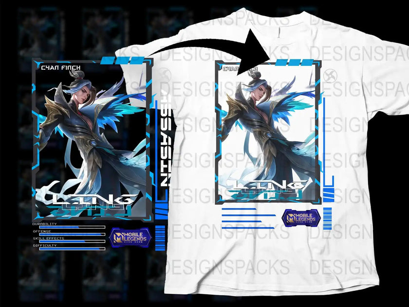 Mobile Legends Bang Bang Ling Anime Character Png Digital Download