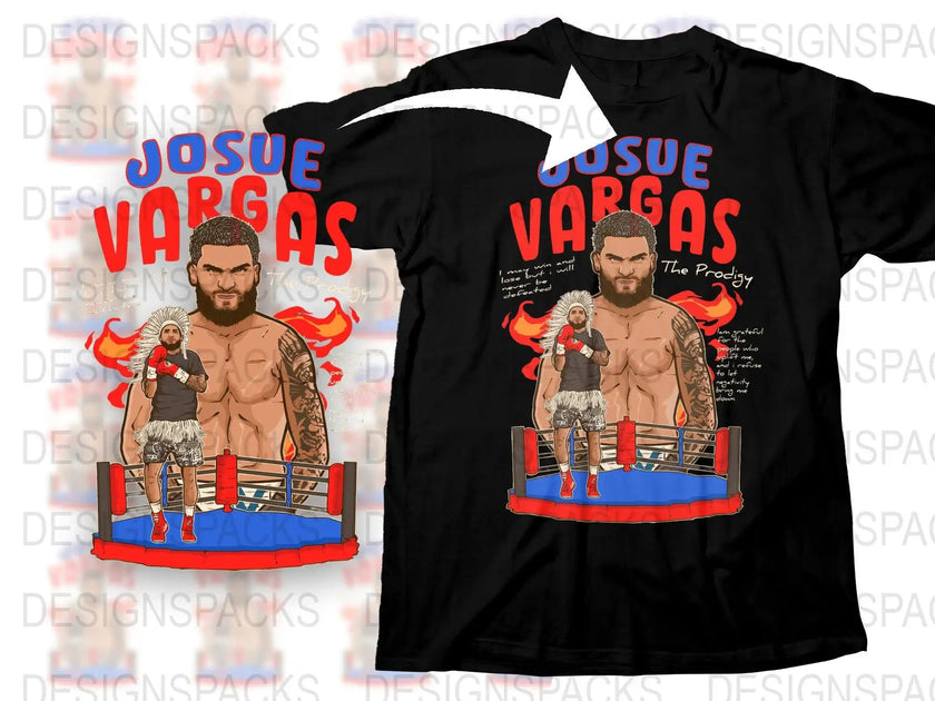 Josue Vargas The Prodigy Red and Blue Graphic Png Digital Download