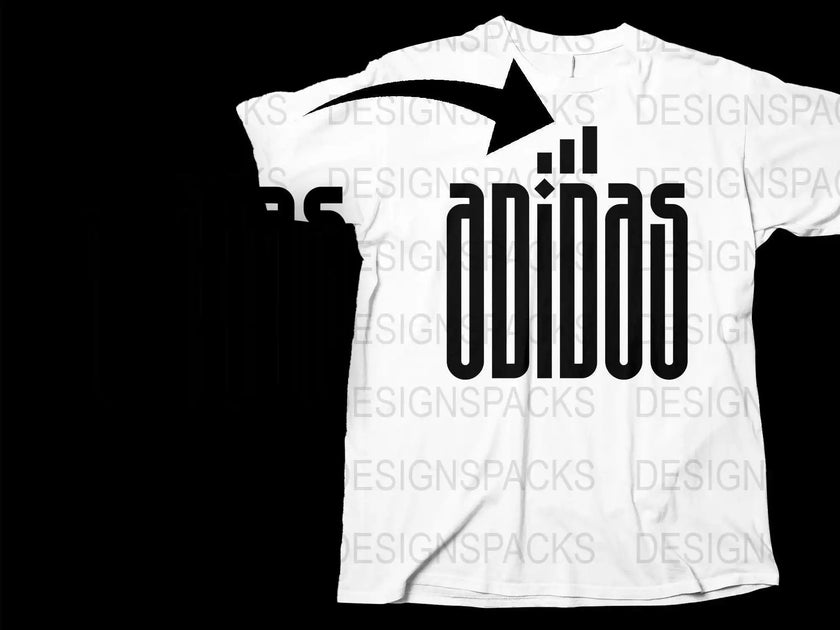 Vintage Adidas Retro Logo Design Png Digital Download