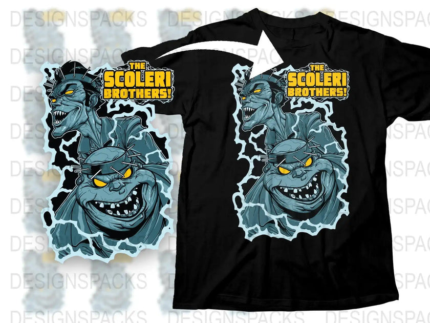 Unique The Scoleri Brothers Png Digital Download for Horror Fans