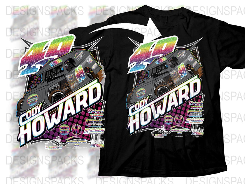 Cody Howard Racing Graphic Design Png Digital Download