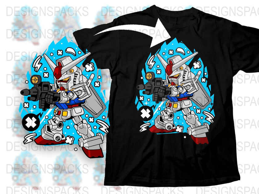 Popculture Iconic Mech Suit Essential Png Digital Download