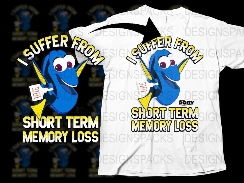 Fun Finding Dory Short Term Memory Loss Png Digital Download