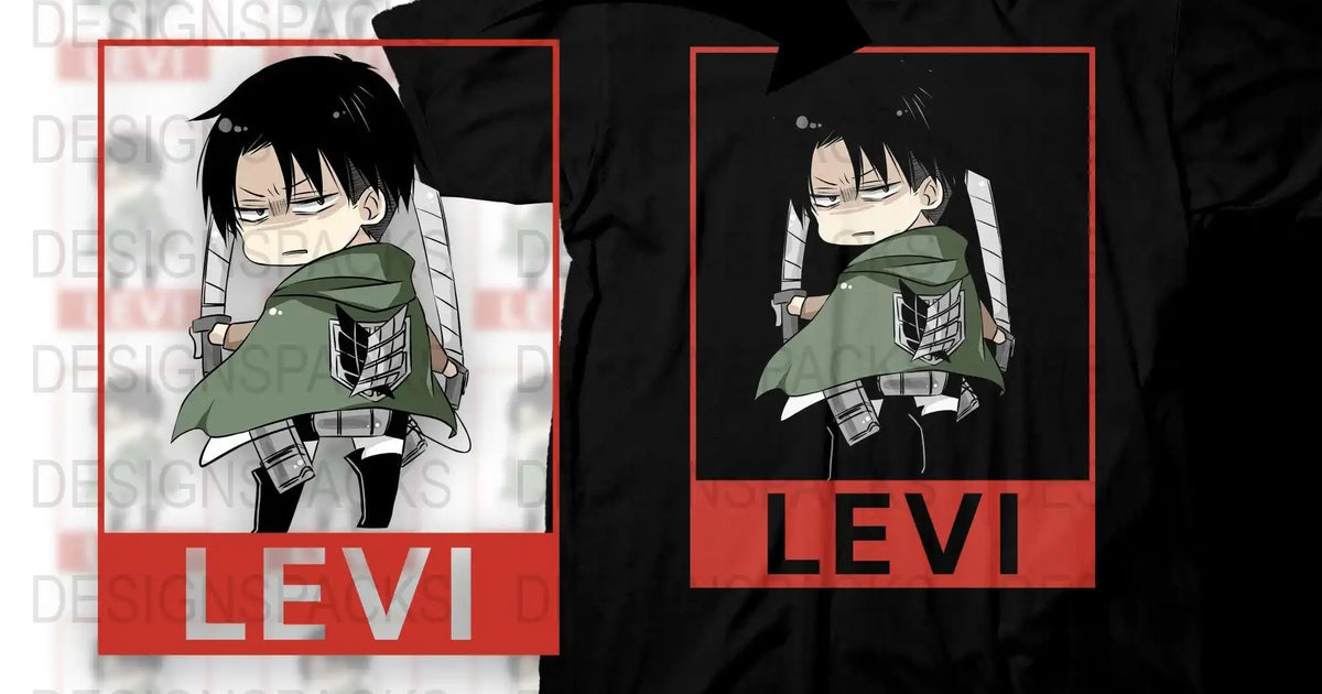 Levi Cool Anime Design Png Digital Download – DESIGNSPACKS