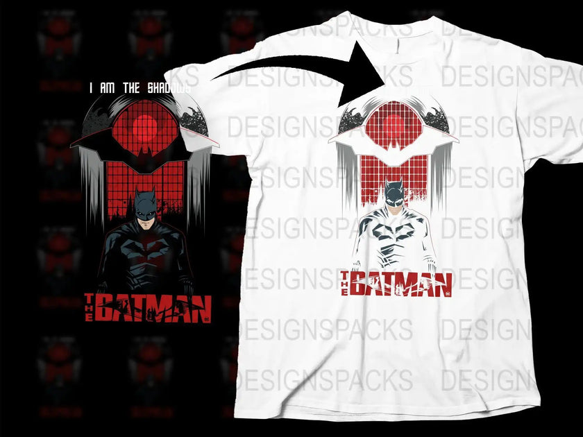 The Batman Graphic Design Unique Art Style Png Digital Download