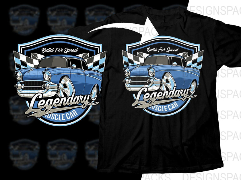 Legendary Muscle Car Build For Speed Png Digital Download