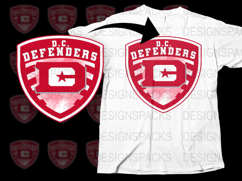 D.C. Defenders Logo Graphic Png Digital Download