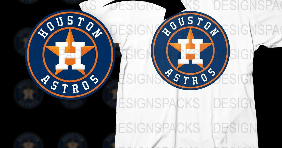 Free Logo Houston Astros MLB Baseball Team Logo Design Png Digital Dow ...