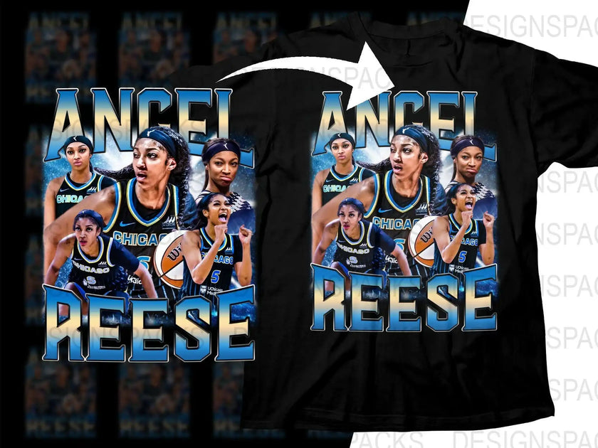 Legendary Angel Reese Chicago Sky Star WNBA Bootleg Png Digital Downlo