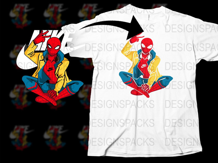 Stylish Graphic Peter Parker Inspired Png Digital Download
