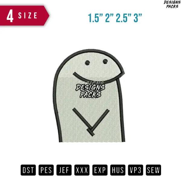 Flork Embroidery Design