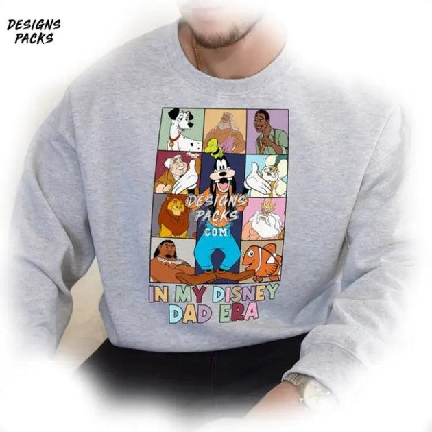 Goofy Dad Father’s Day Cartoon Goofy In My Cartoon dad Era PNG Design