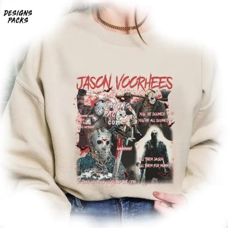 Horror Movie Halloween Friday The 13Th Jason Voorhees PNG Design