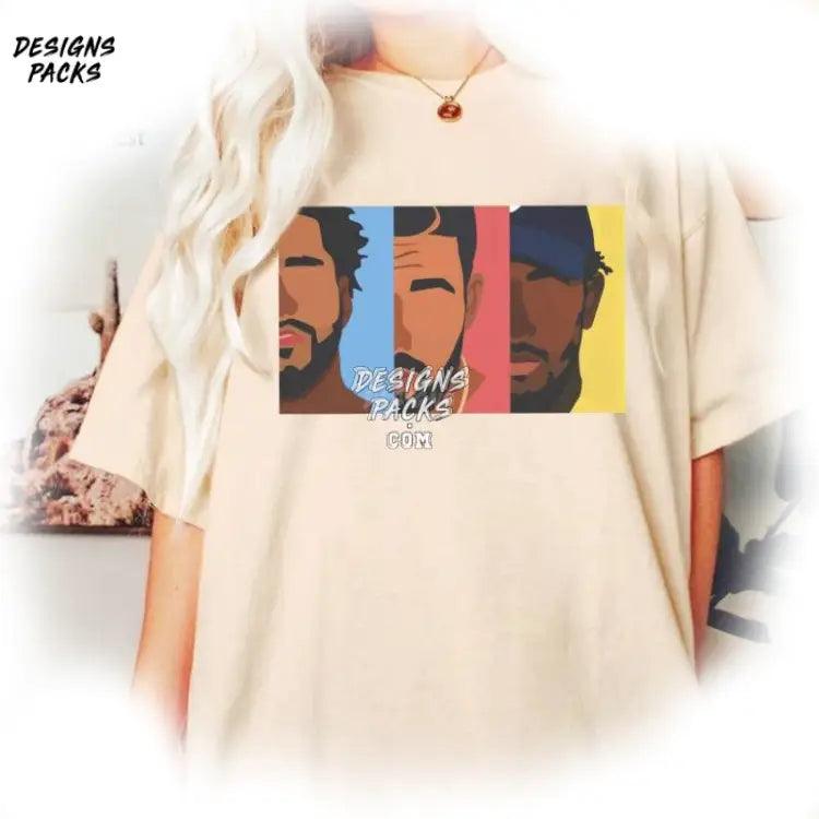 Kendrick Lamar Drake Drake Vintage Drake Jcole PNG Design