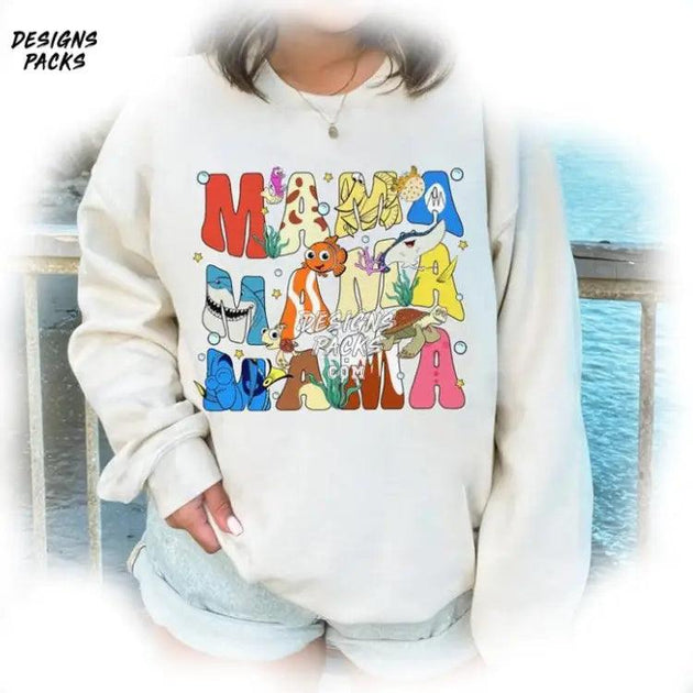 Mama Finding Nemo Cartoon Marlin Finding Nemo Mom PNG Design