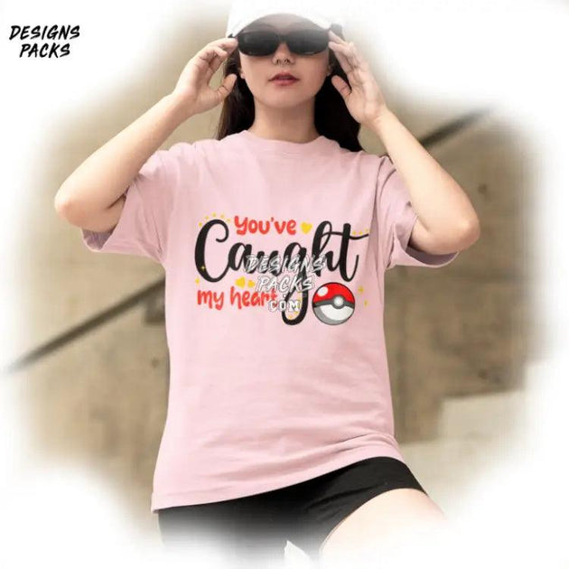 Pokeball Valentine Day Anime Couple Valentines You’ve Caught My Heart