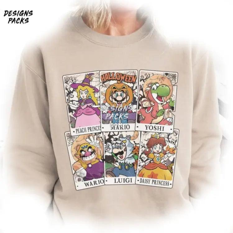 Princess Peach Halloween Cartoon land Vacation Trip Halloween Super Ma