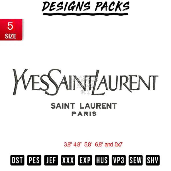 Saint Laurent Embroidery Design