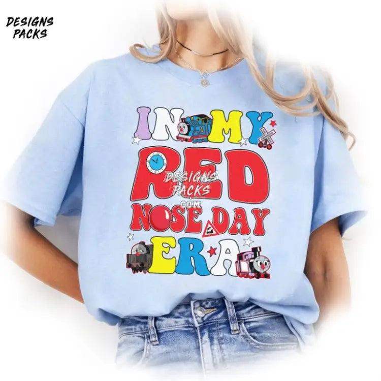 Thomas And Friends Red Nose Day Mario Luigi Princess Peach Cartoon Tho