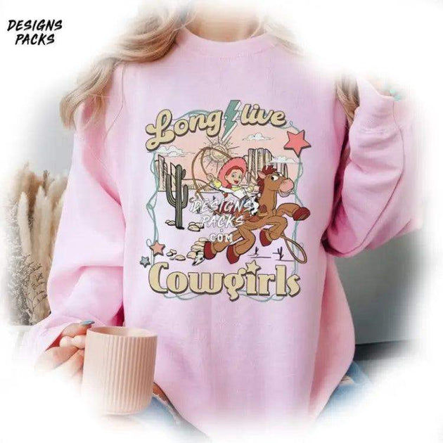 Toy Story Long live Cowgirls Cartoon land Cartoon Jessie Bullseye Long