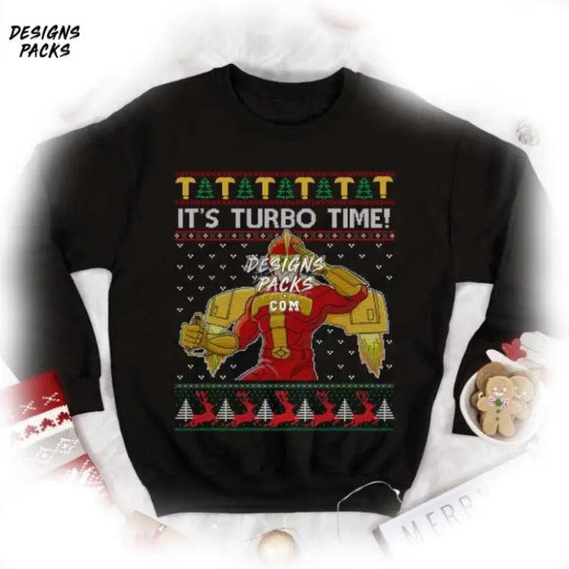 Turbo Man Christmas Xmass Jingle All The Way PNG Design