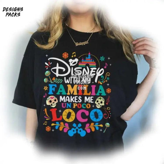 Un Poco Loco Couple Matching Coco Cartoon land With Familia Makes Me U