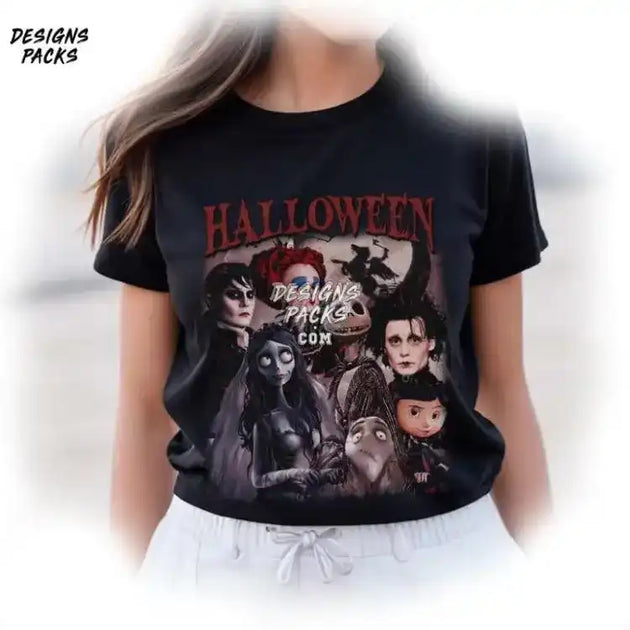 Vintage Horror Corpse Bride Halloween Retro 90s Halloween Corpse Bride