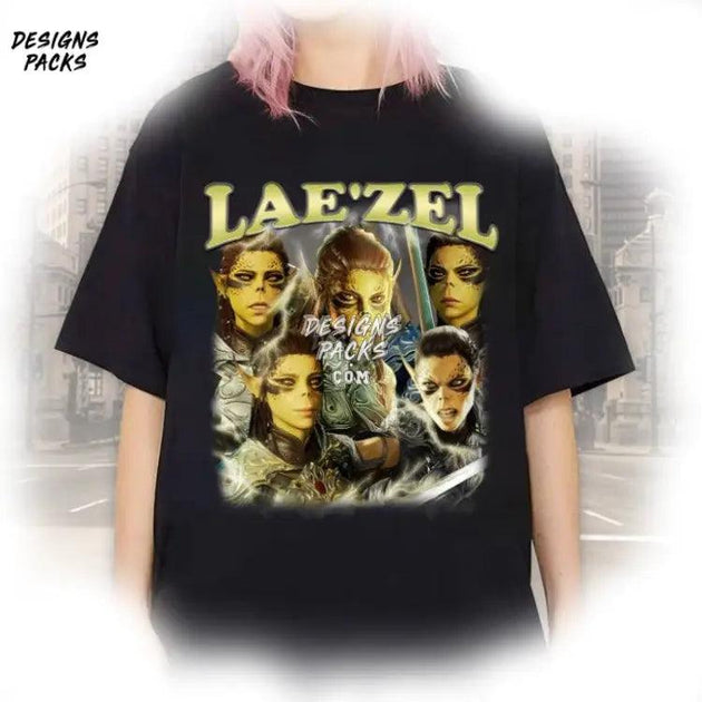 Vintage Laezel BG3 Baldurs Gate 3 Laezel Baldur’s Gate 3 PNG Design