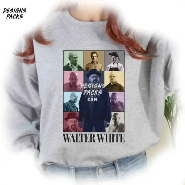 Walt White Limited Walter White Vintage Breaking Bad PNG Design